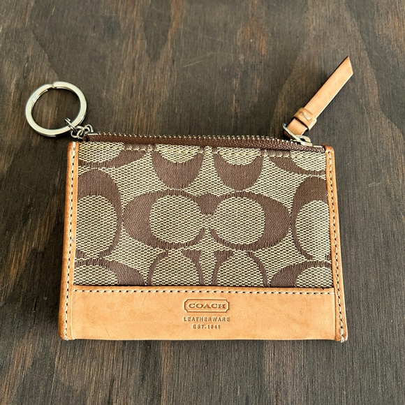 Coach | Bags | Coach Signature Change Pouch | Poshmark
